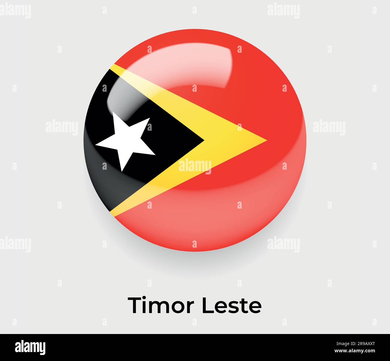 Timor leste flag Stock Vector Images - Alamy