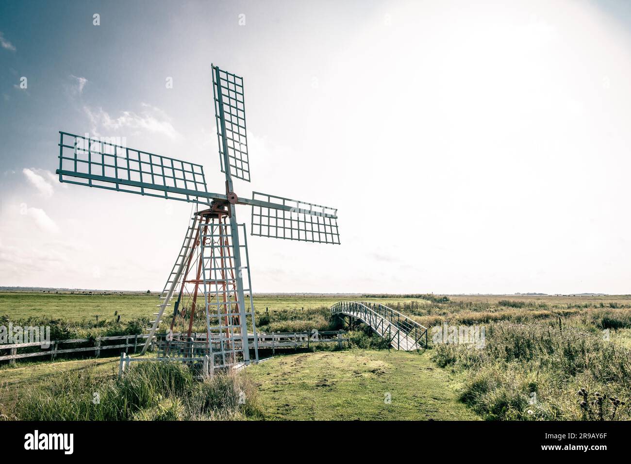 Windmill in countryside hi-res stock photography and images - Alamy