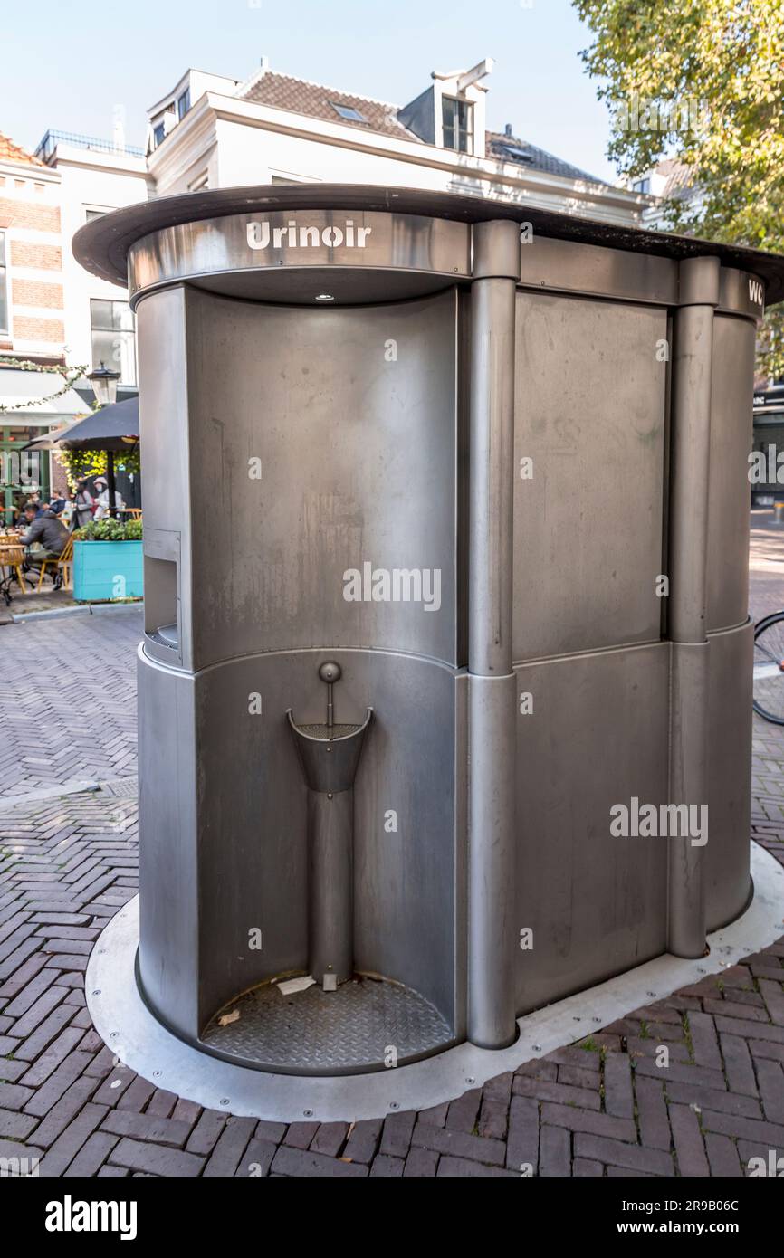 Public urinal cabin provided by the minicipality of Utrecht city ...