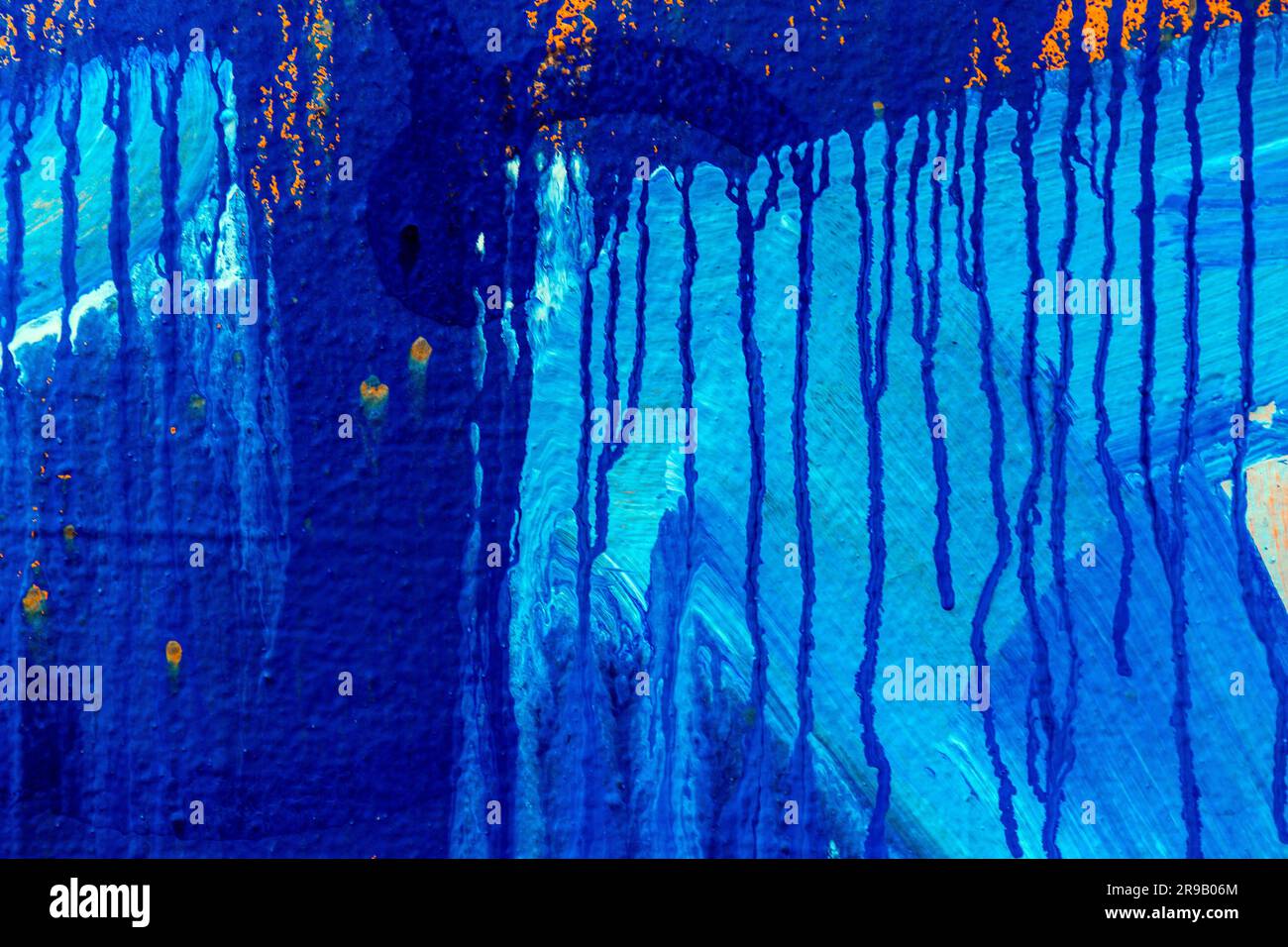 Abstract wall texture with spray paint fragment, close up texture ...