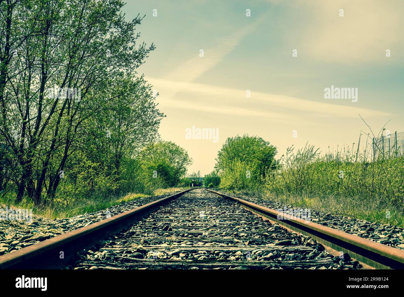Beautiful railway tracks hi-res stock photography and images - Alamy