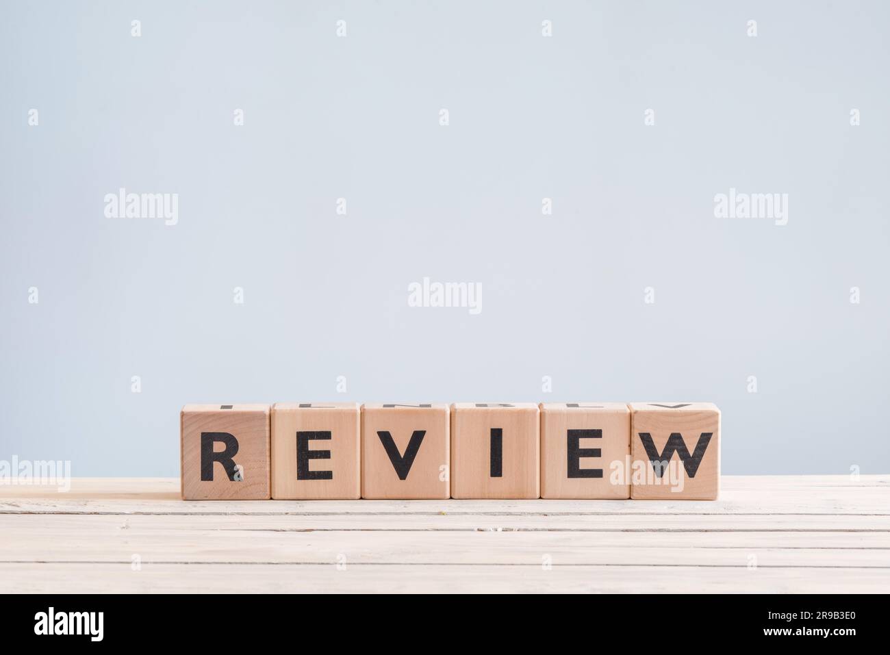 Review table hi-res stock photography and images - Alamy