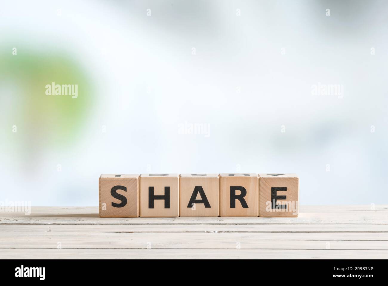 Share word made hi-res stock photography and images - Alamy