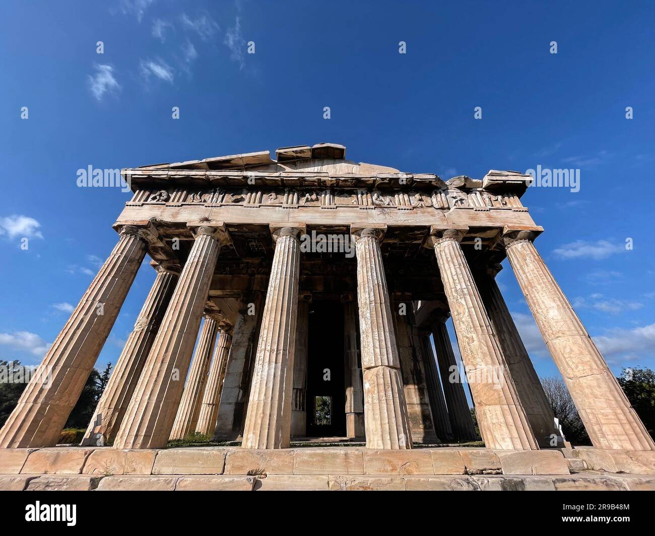 The Temple of Hephaestus or Hephaisteion is a well-preserved Greek ...
