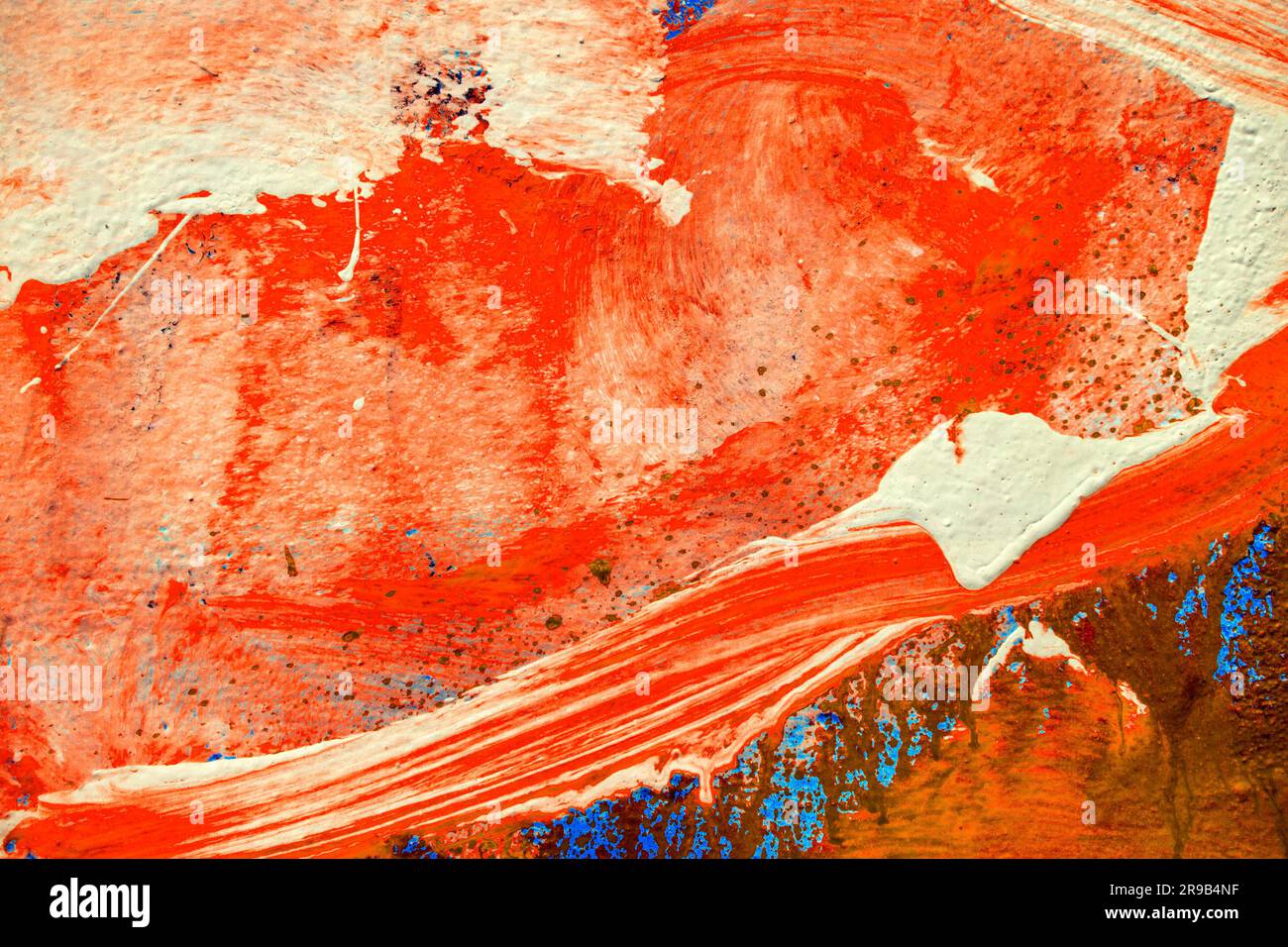 Abstract wall texture with spray paint fragment, close up texture ...