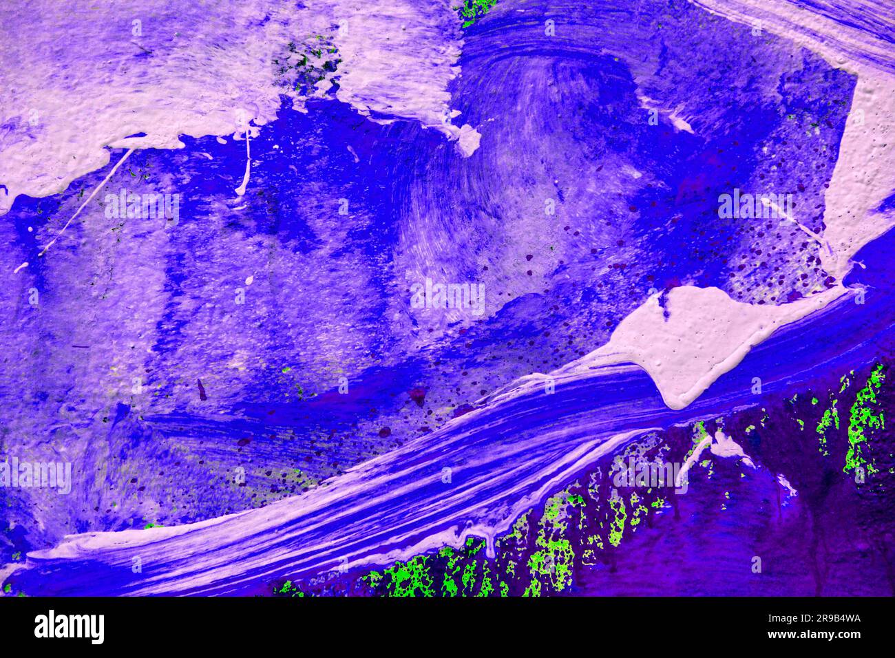 Abstract wall texture with spray paint fragment, close up texture ...