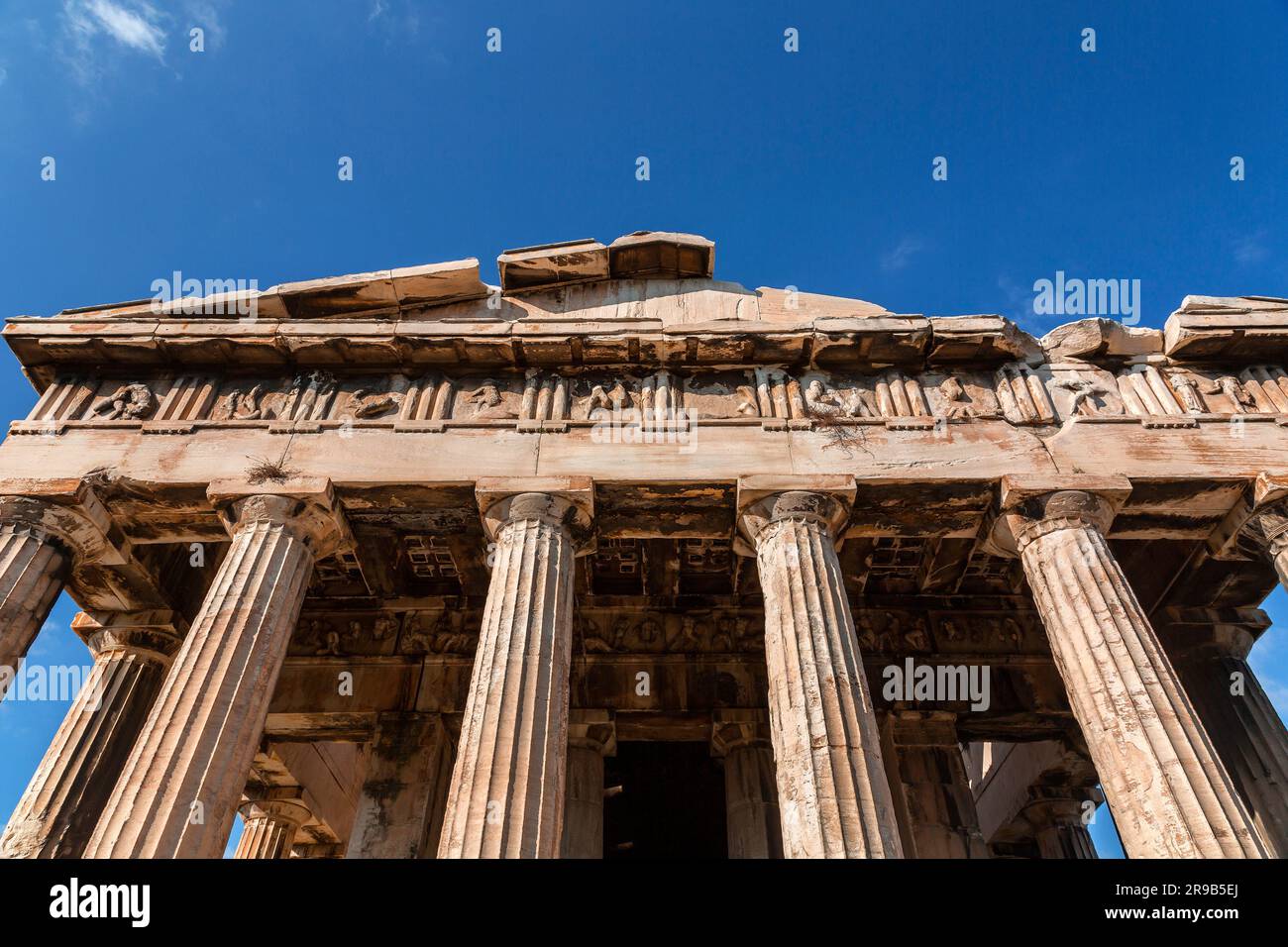 The Temple of Hephaestus or Hephaisteion is a well-preserved Greek ...