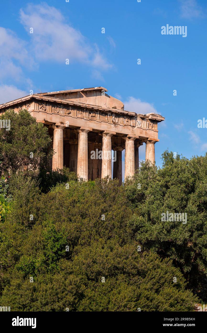 The Temple of Hephaestus or Hephaisteion is a well-preserved Greek temple dedicated to ...