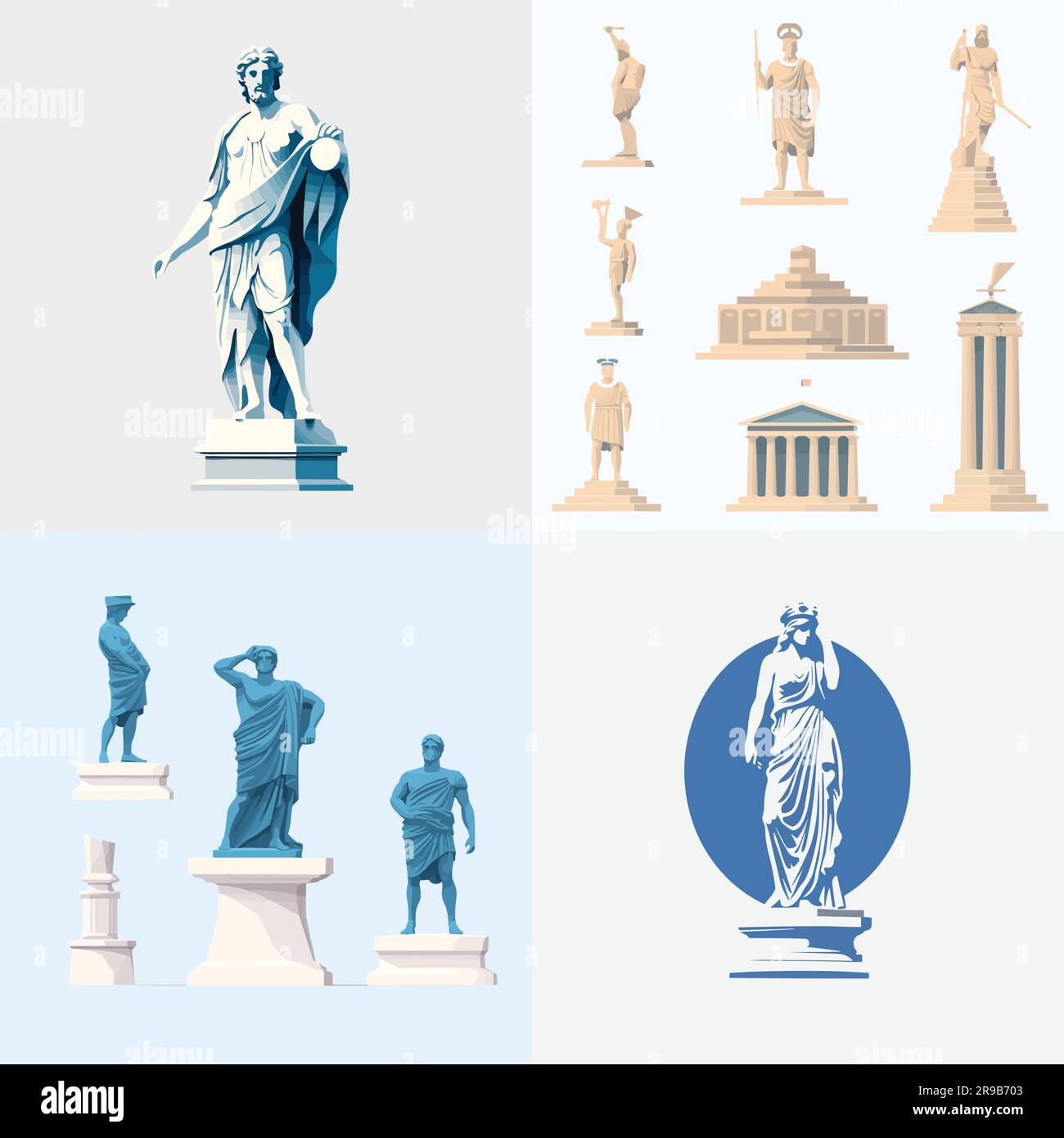 Hand statue isolated Stock Vector Images - Alamy