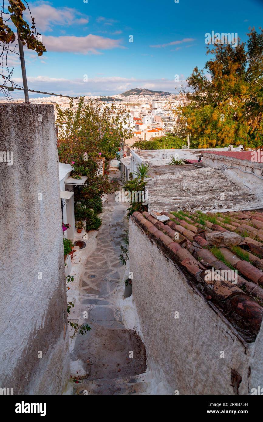 Anafiotika is a scenic tiny neighborhood of Athens, part of the old ...