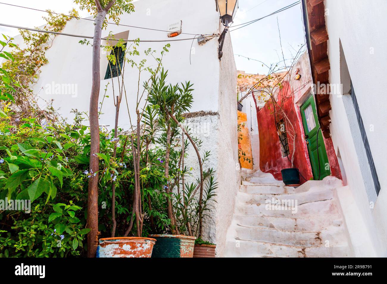 Anafiotika is a scenic tiny neighborhood of Athens, part of the old ...