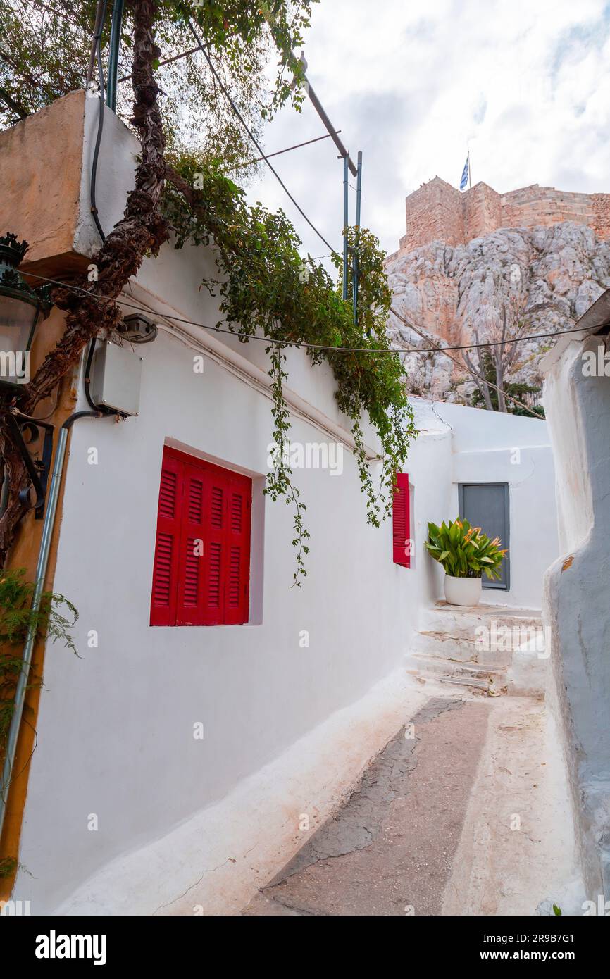 Anafiotika is a scenic tiny neighborhood of Athens, part of the old ...