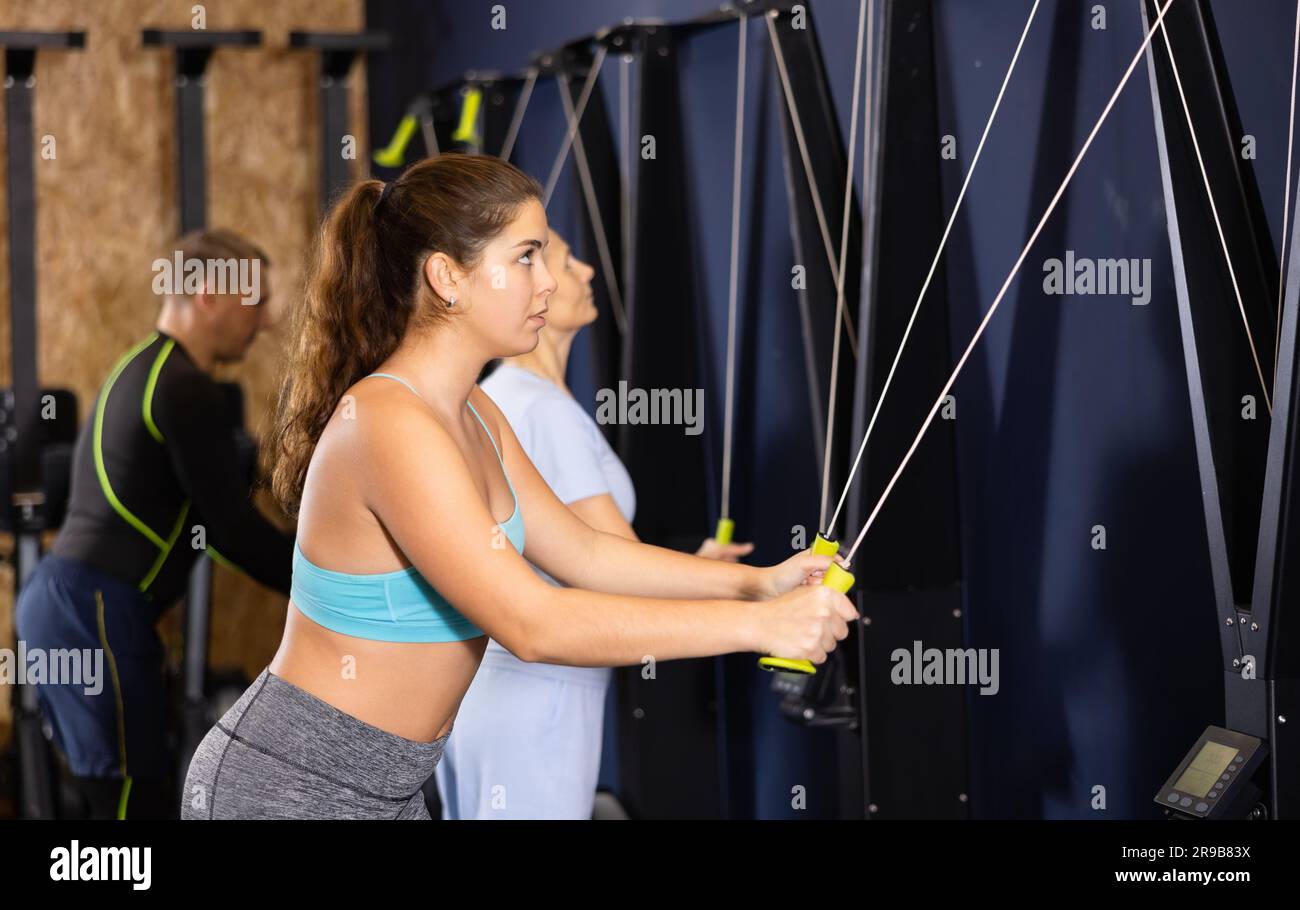 Skierg machine hi-res stock photography and images - Alamy