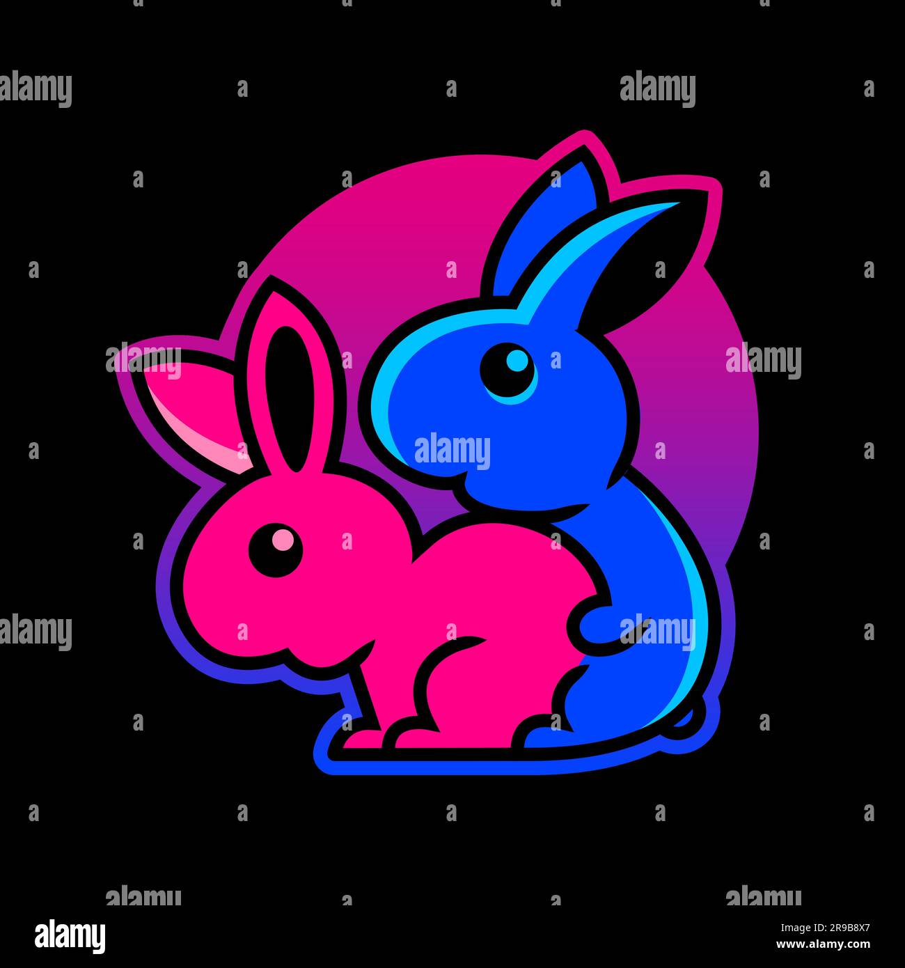 Vector Template Of 3d Rabbit Ears On An Isolated Background Voluminous White Ears Of The Easter