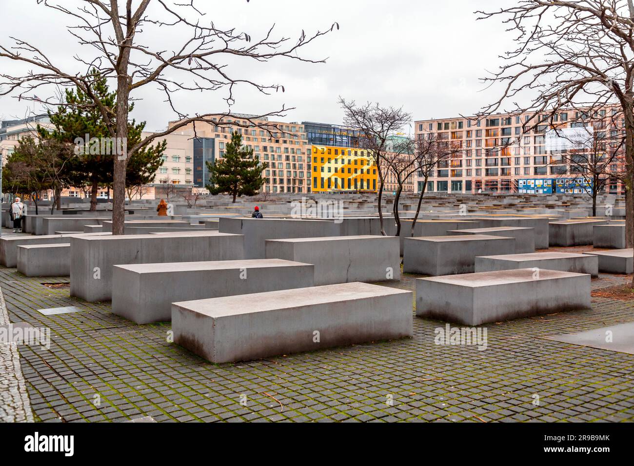Berlin, Germany - 15 DEC 2021: The Holocaust Memorial is a memorial in ...