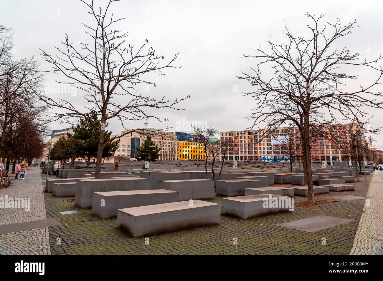 Berlin, Germany - 15 DEC 2021: The Holocaust Memorial is a memorial in ...
