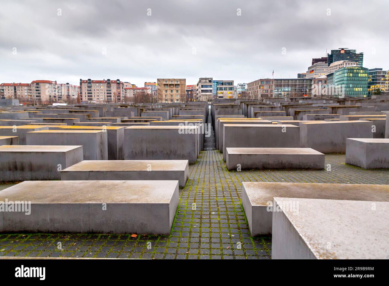 Berlin, Germany - 15 DEC 2021: The Holocaust Memorial is a memorial in ...