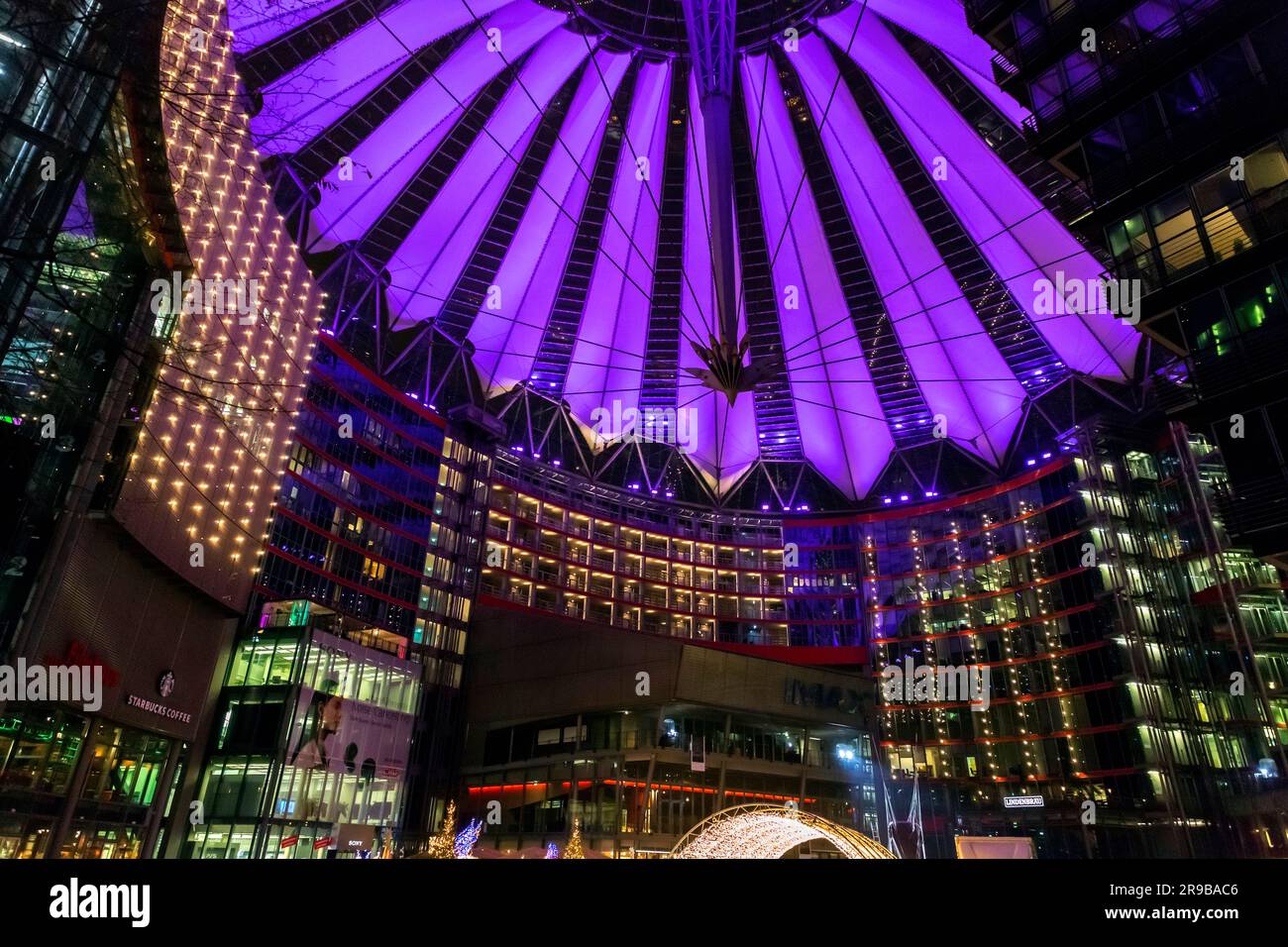 Berlin, Germany - 15 DEC 2021: The Sony Center is a Sony-sponsored ...