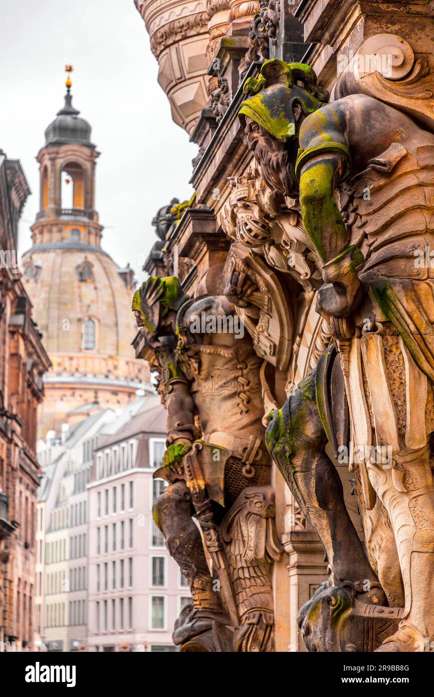 The ancient George Gate or Georgentor in the old town, Altstadt of ...