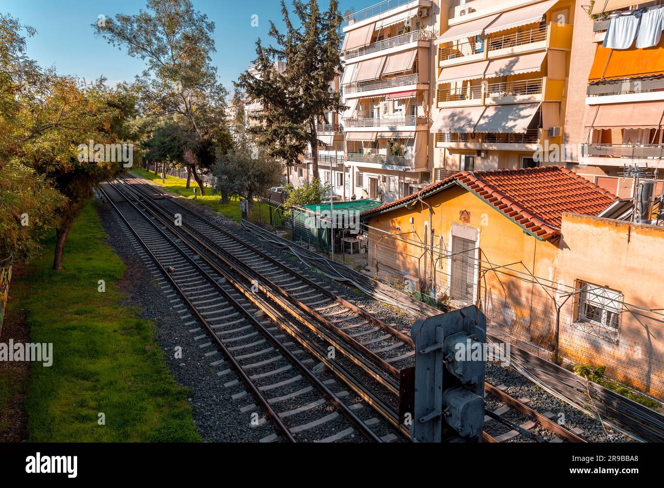 Greek railways hi-res stock photography and images - Alamy