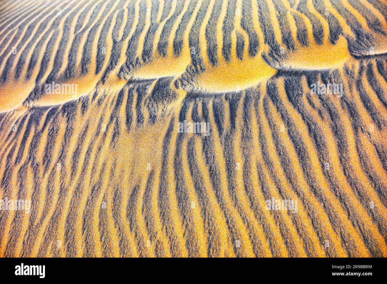 Abstract texture line wave in Oman the old desert and the empty quarter ...