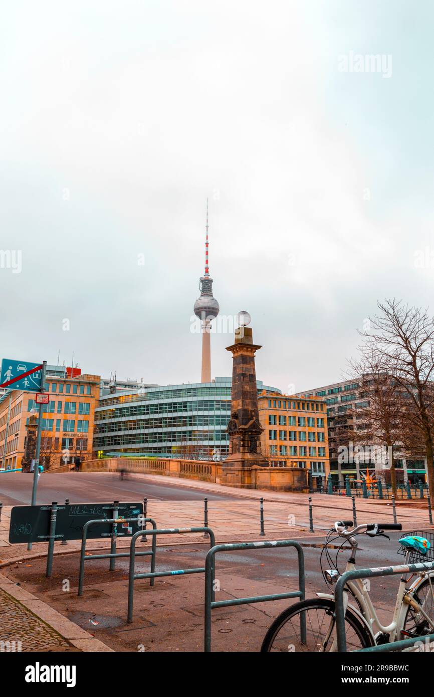 Berlin, Germany - December 17, 2021: Berlin Television Tower or ...