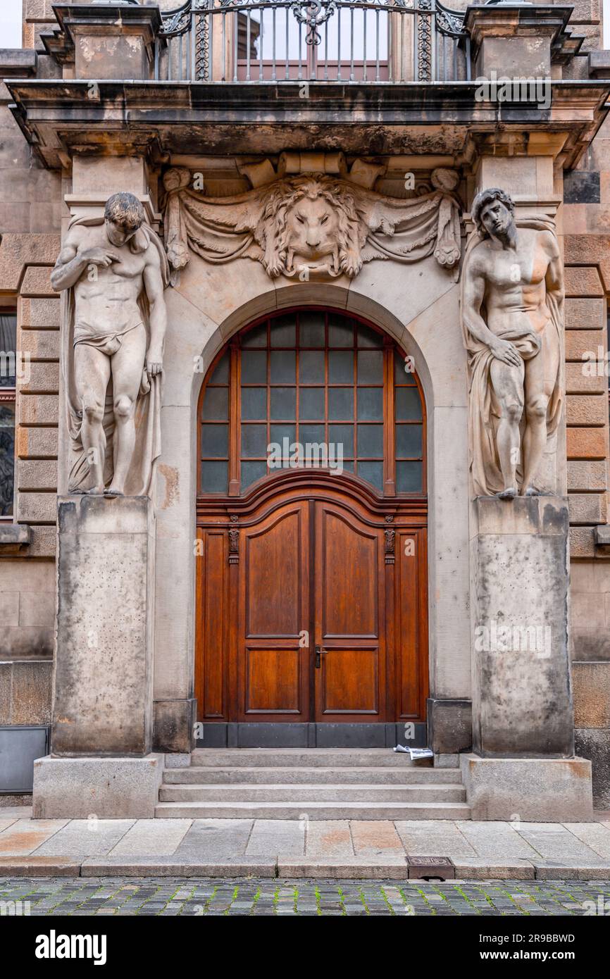 Old and beautiful ornate door, classic architectural detail Stock Photo ...