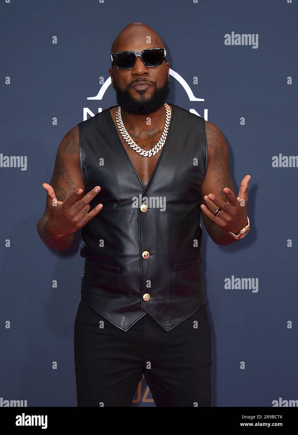 Jeezy arrives at the BET Awards on Sunday, June 25, 2023, at the ...