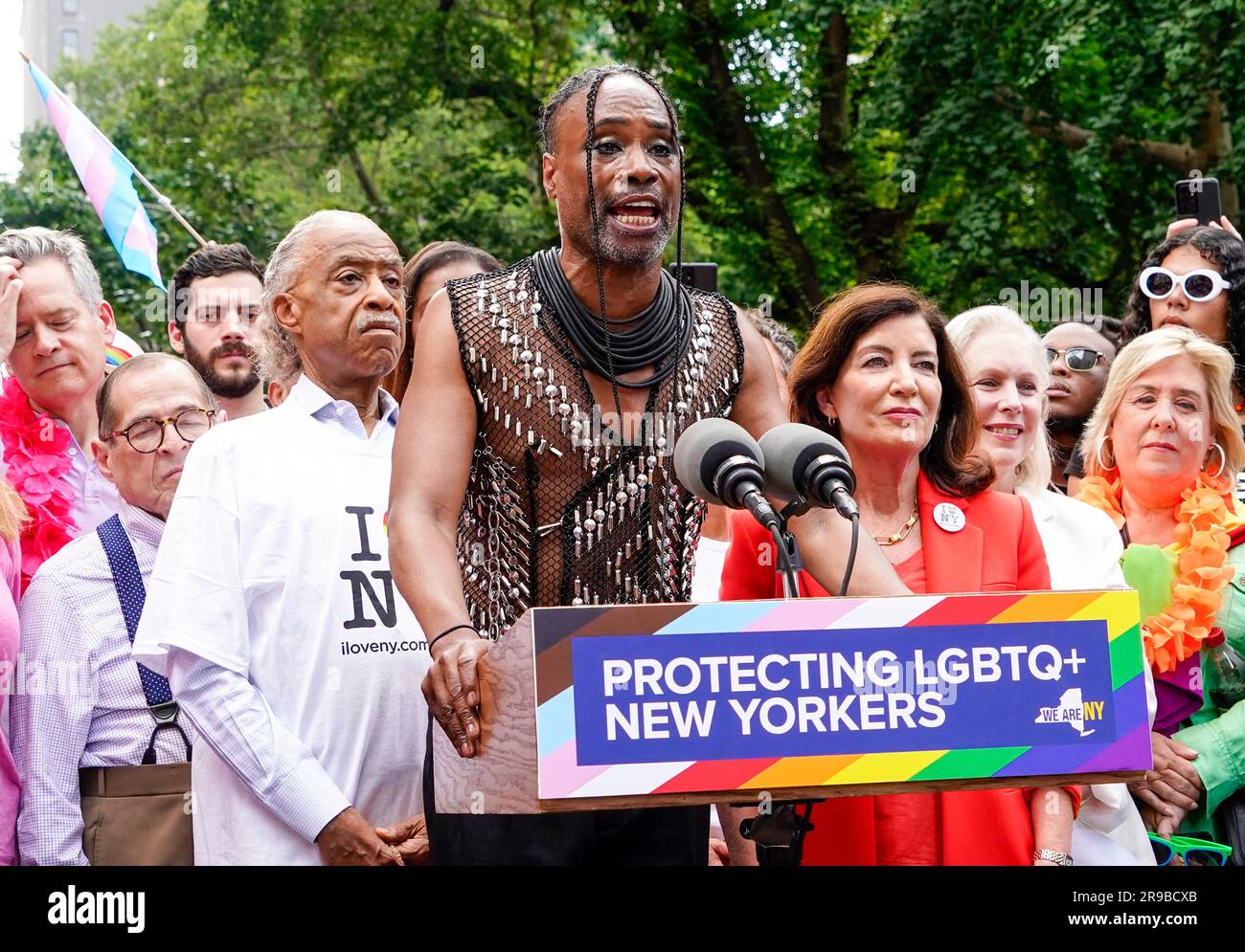 New York, New York, USA. 25th June, 2023. Billy Porter, Reverend Al ...