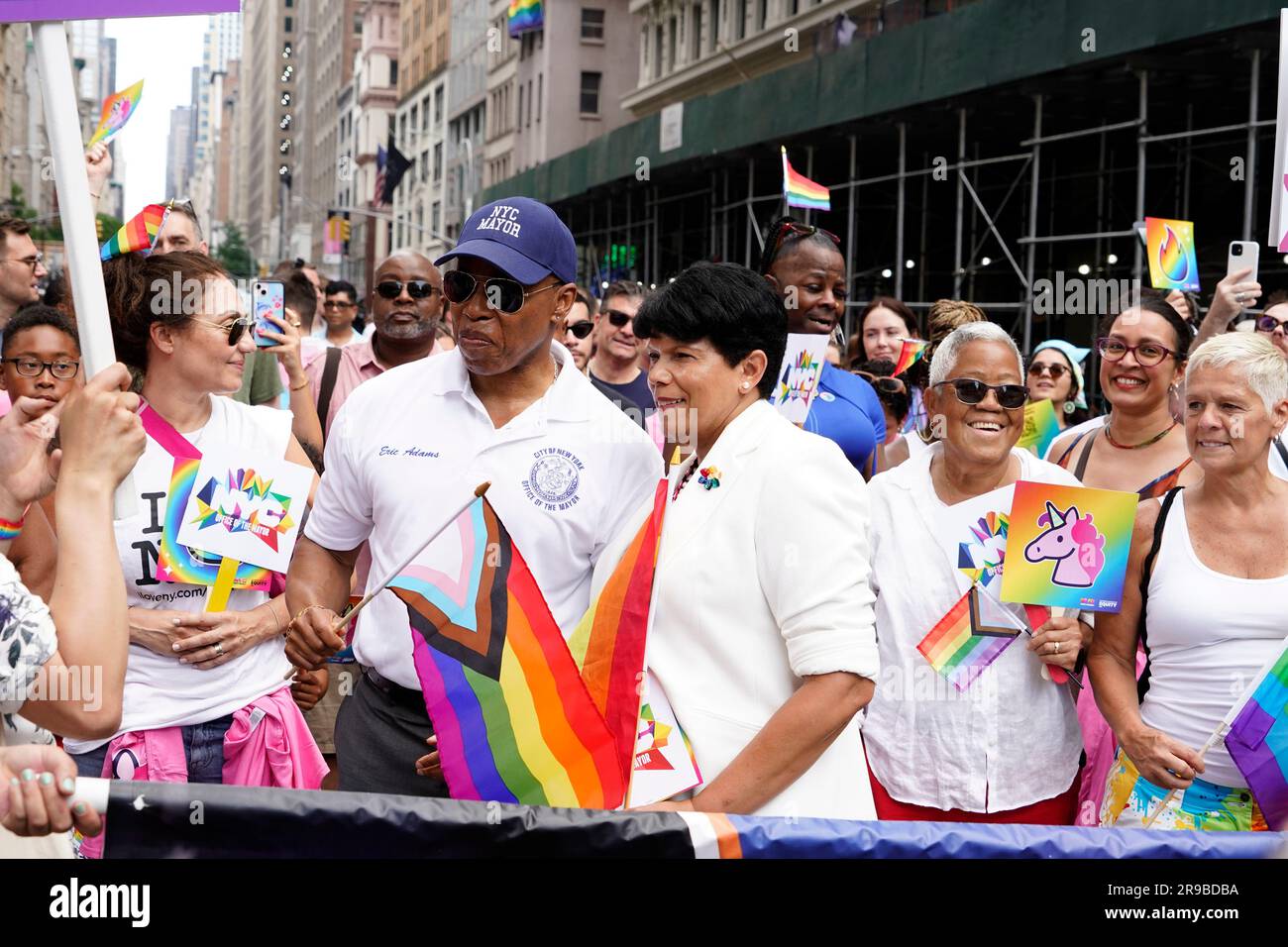 New York, New York, USA. 25th June, 2023. New York City Mayor Eric Adams during The 2023 NY ...