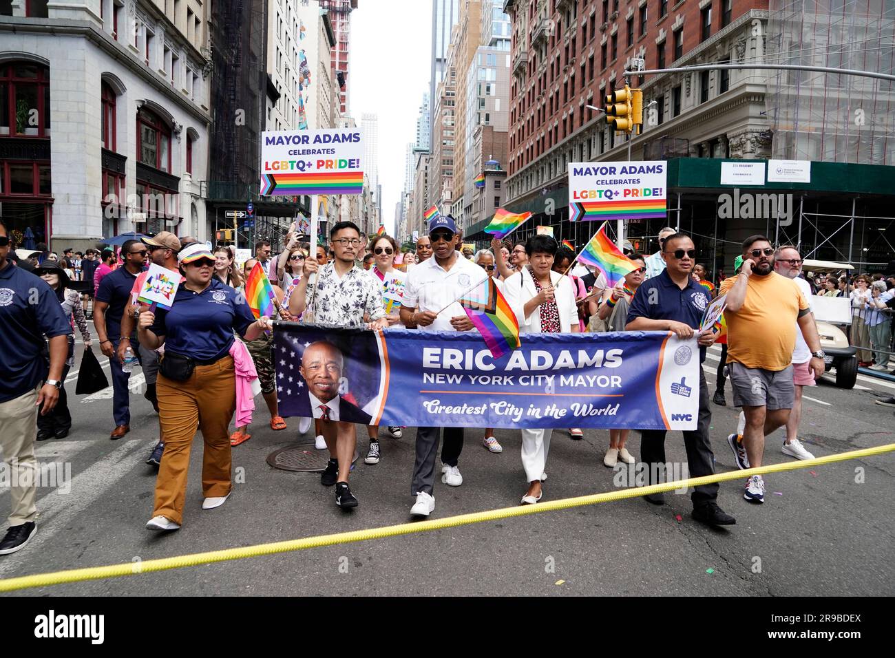 New York, New York, USA. 25th June, 2023. New York City Mayor Eric ...