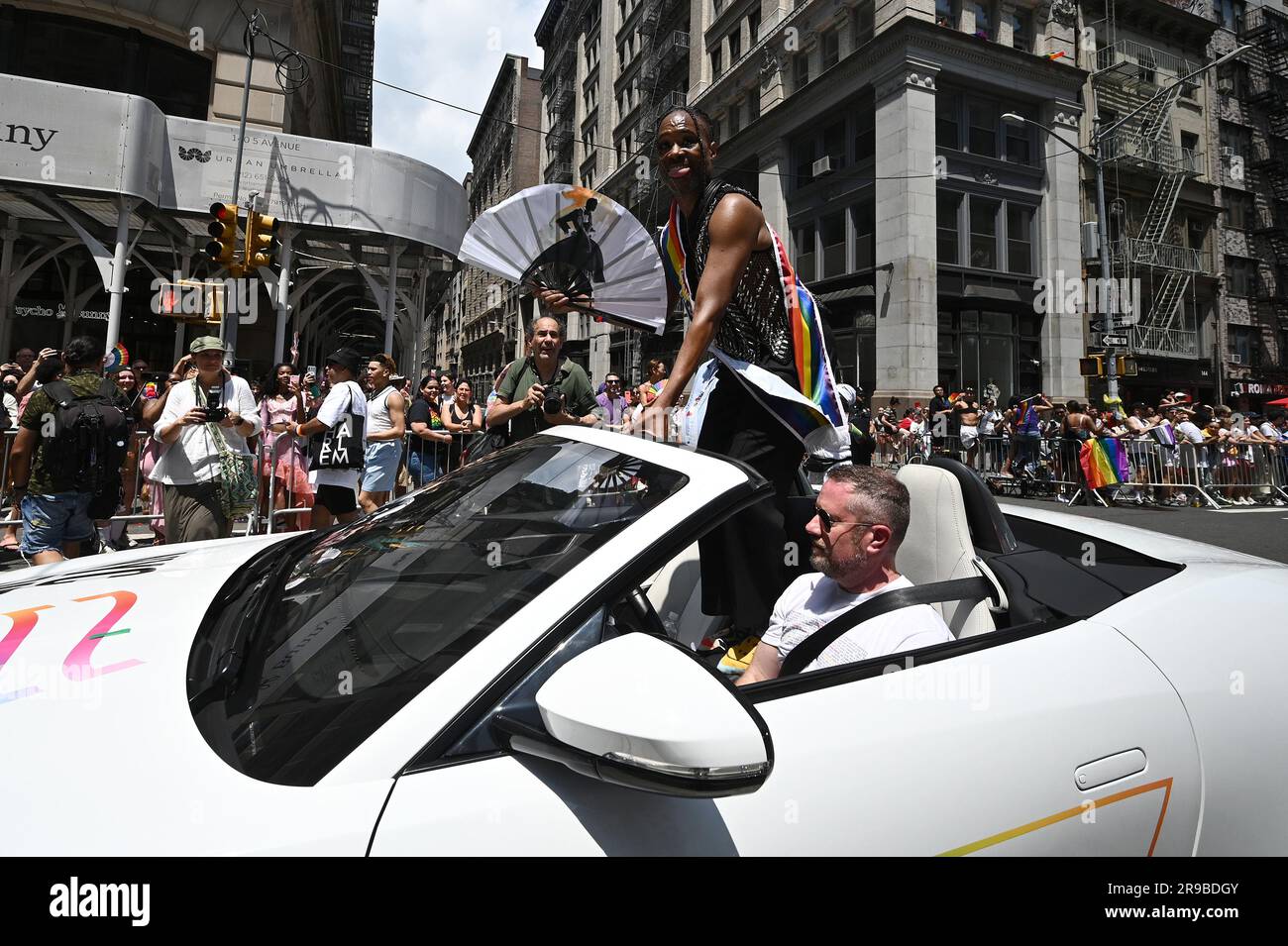 New York, USA. 25th June, 2023. Actor and designated Grand Marshal ...