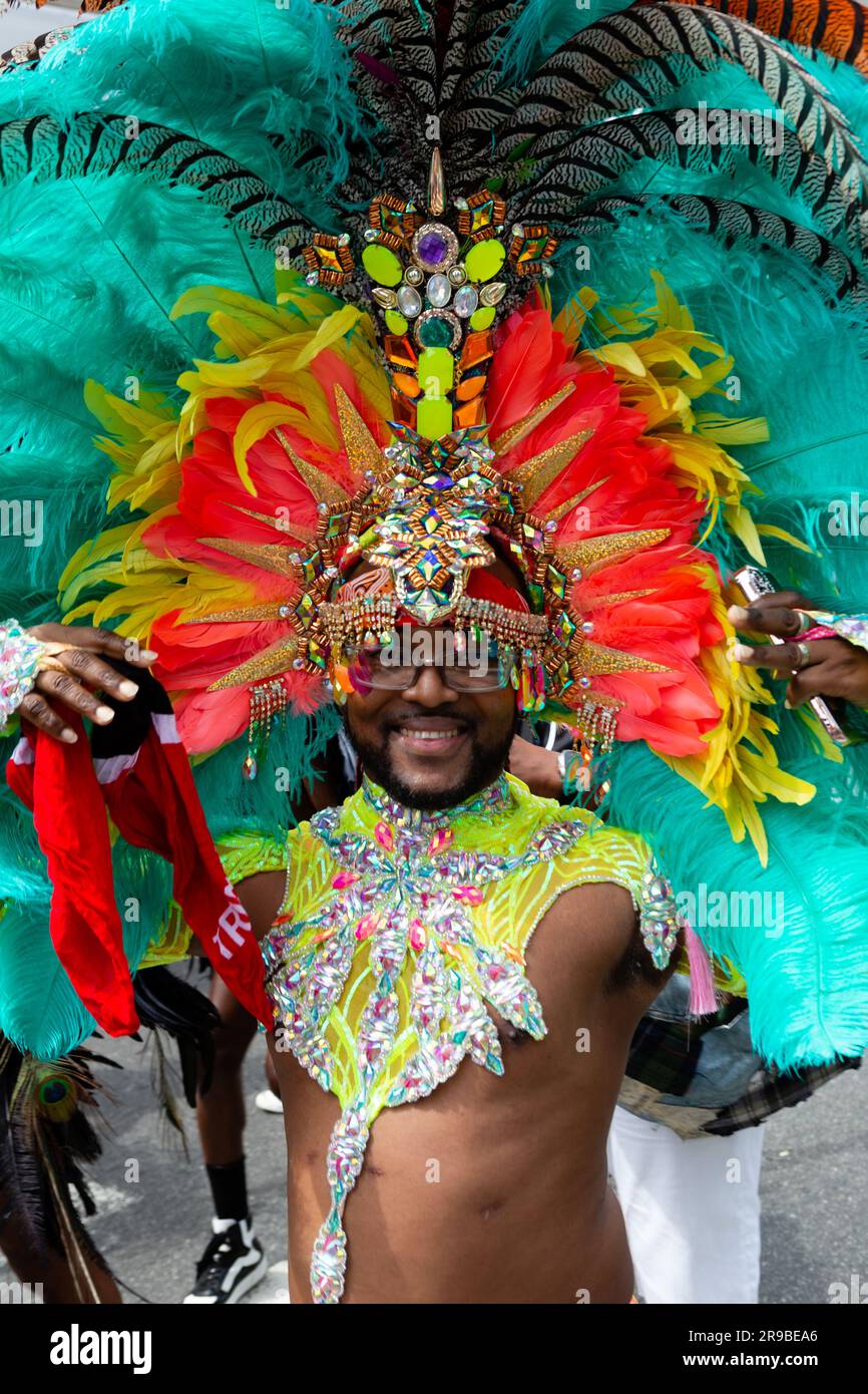 New York, NY – 25 June 2023. New York's Pride March filled Fifth Avenue ...