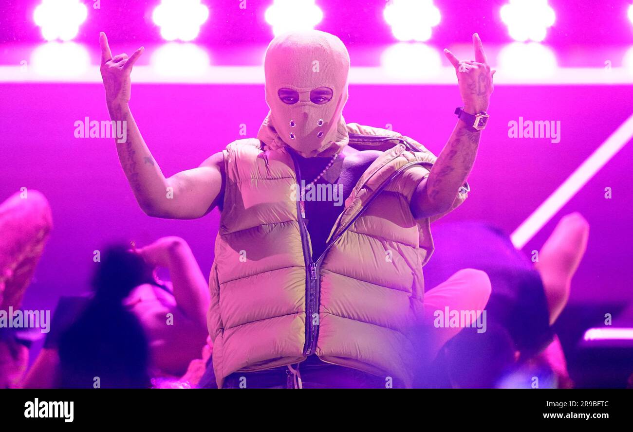 Lil Uzi Vert performs a medley at the BET Awards on Sunday, June 25 ...