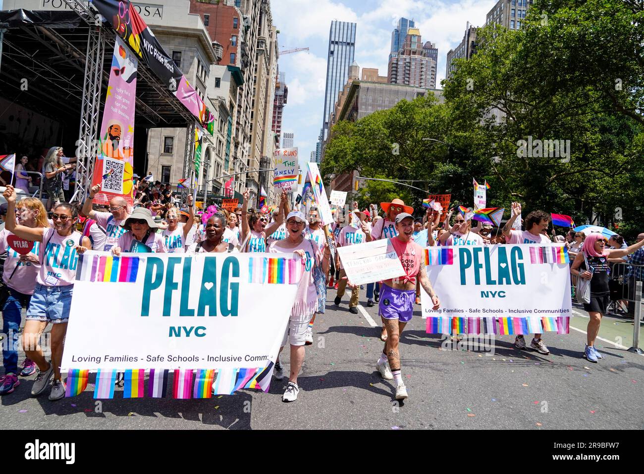 New York, New York, USA. 25th June, 2023. The 2023 NY Pride Parade ...