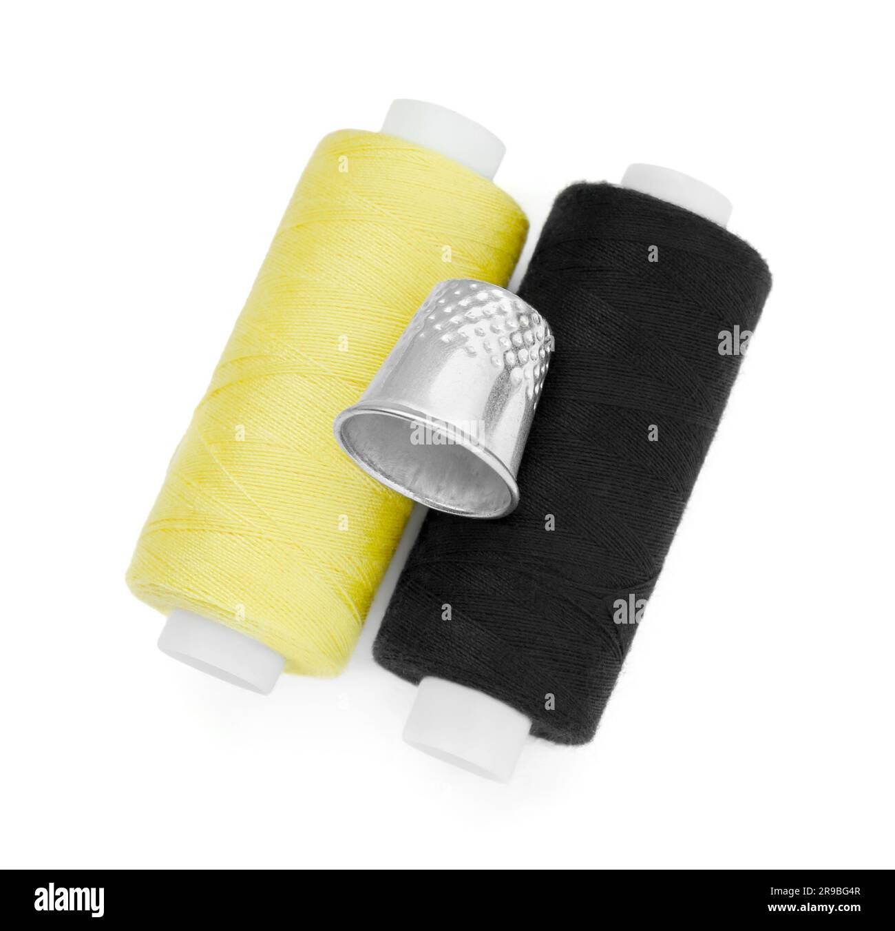 Black and white thimble Cut Out Stock Images & Pictures - Alamy