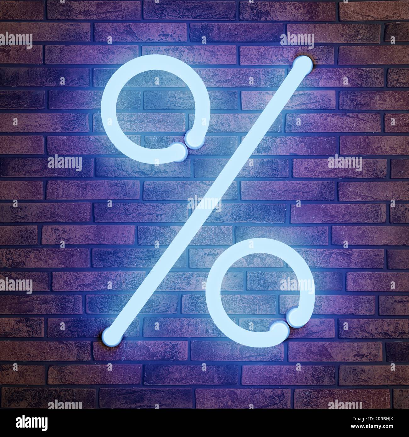 Neon percent hi-res stock photography and images - Alamy