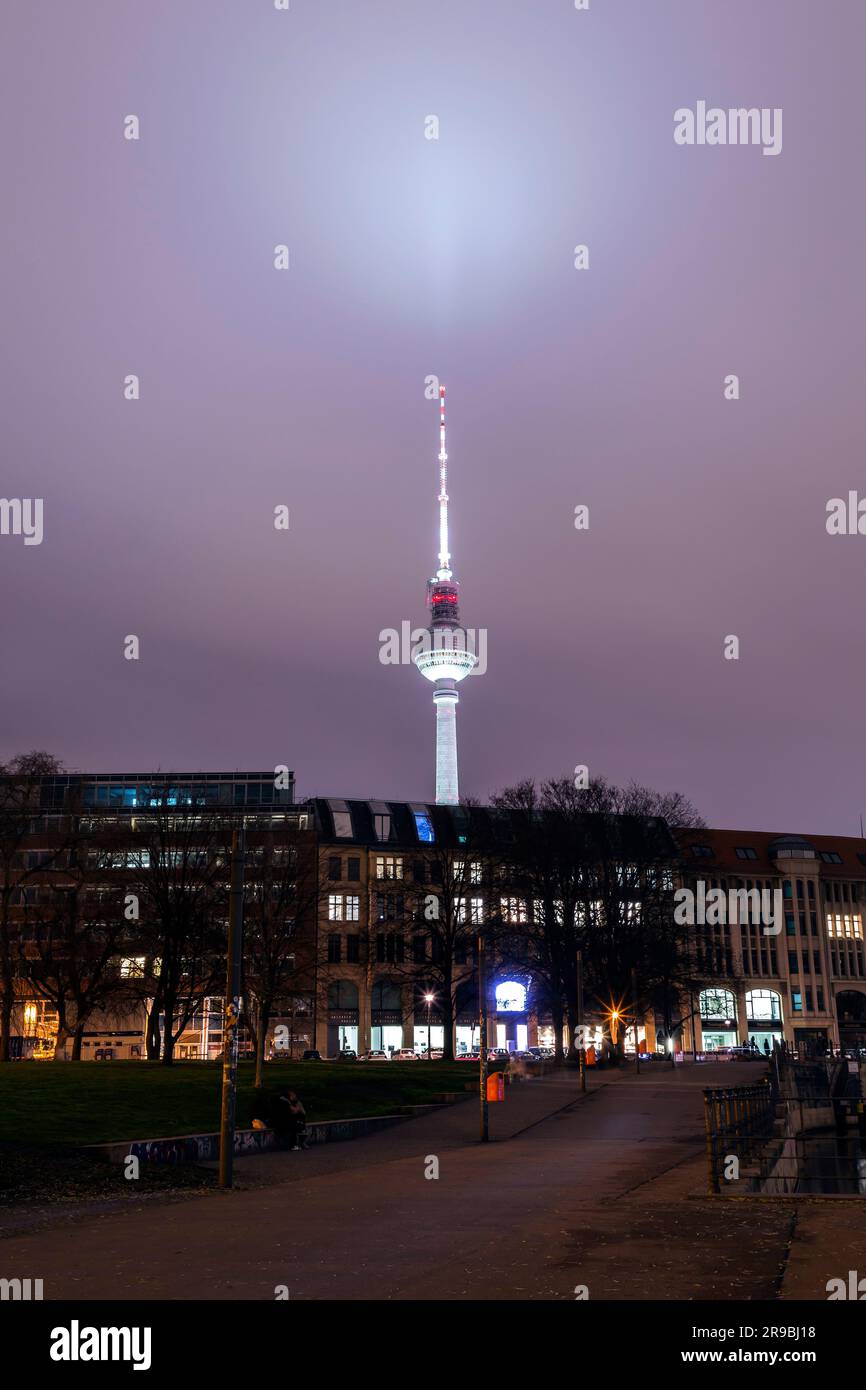 Berlin, Germany - December 17, 2021: Berlin Television Tower or ...