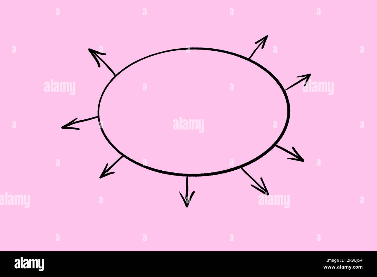 Mind map arrows hi-res stock photography and images - Alamy