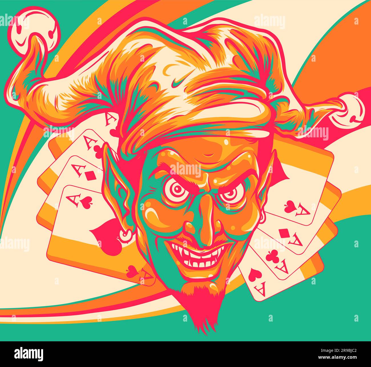 Devil vector illustration in full color design Stock Vector Image & Art ...