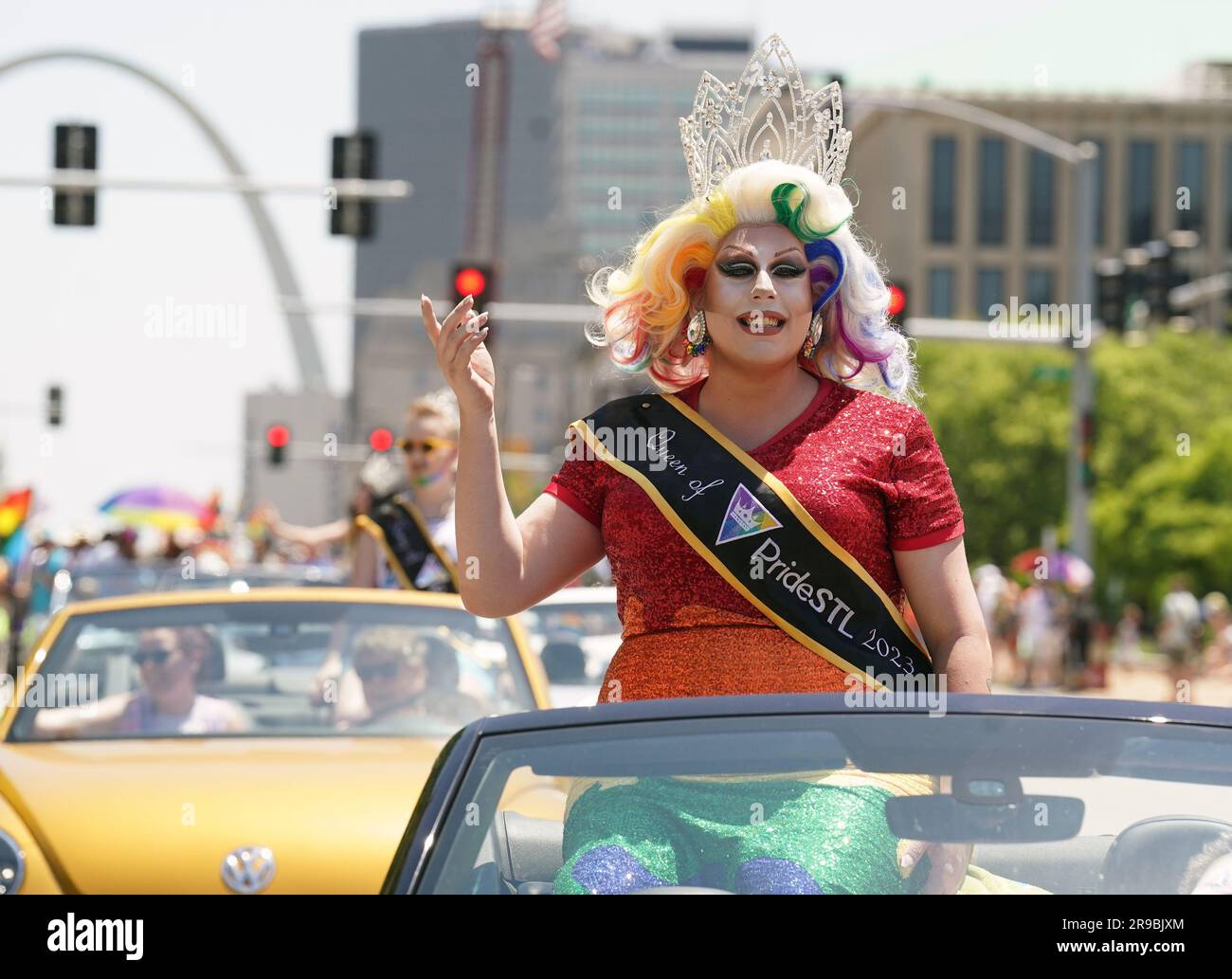 St. Louis, United States. 25th June, 2023. The queen of the St. Louis ...