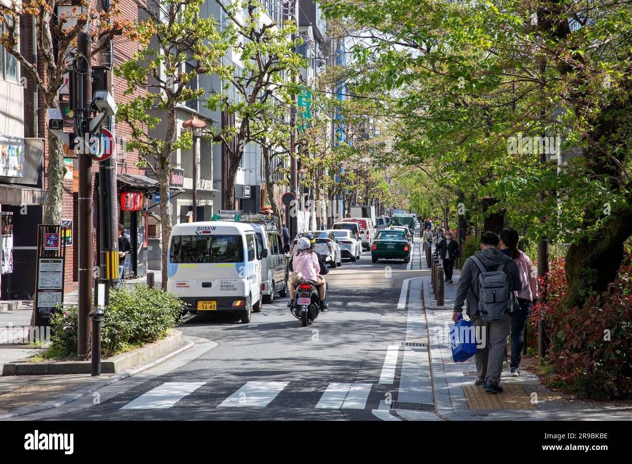 Kyoto, street scene in downtown Kyoto city centre, Japan, Asia, 2023 Stock Photo - Alamy