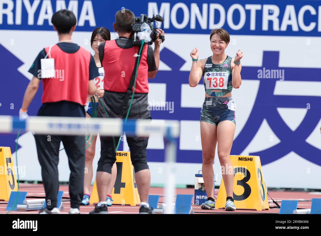 Tottori, Japan. 25th June, 2023. Asuka Terada Athletics : Fuse Sprint ...
