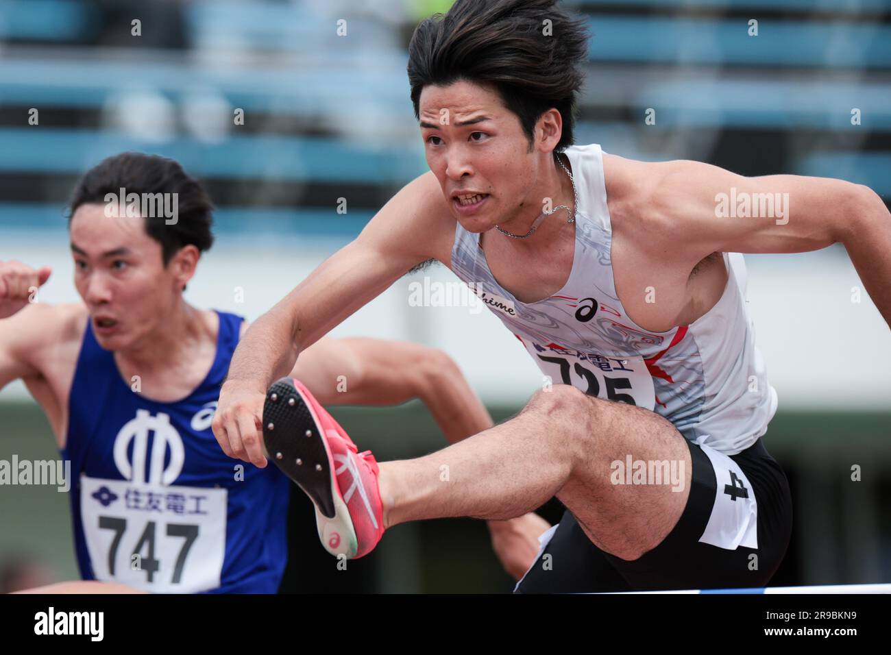 Tottori, Japan. 25th June, 2023. Shusei Nomoto Athletics : Fuse Sprint ...