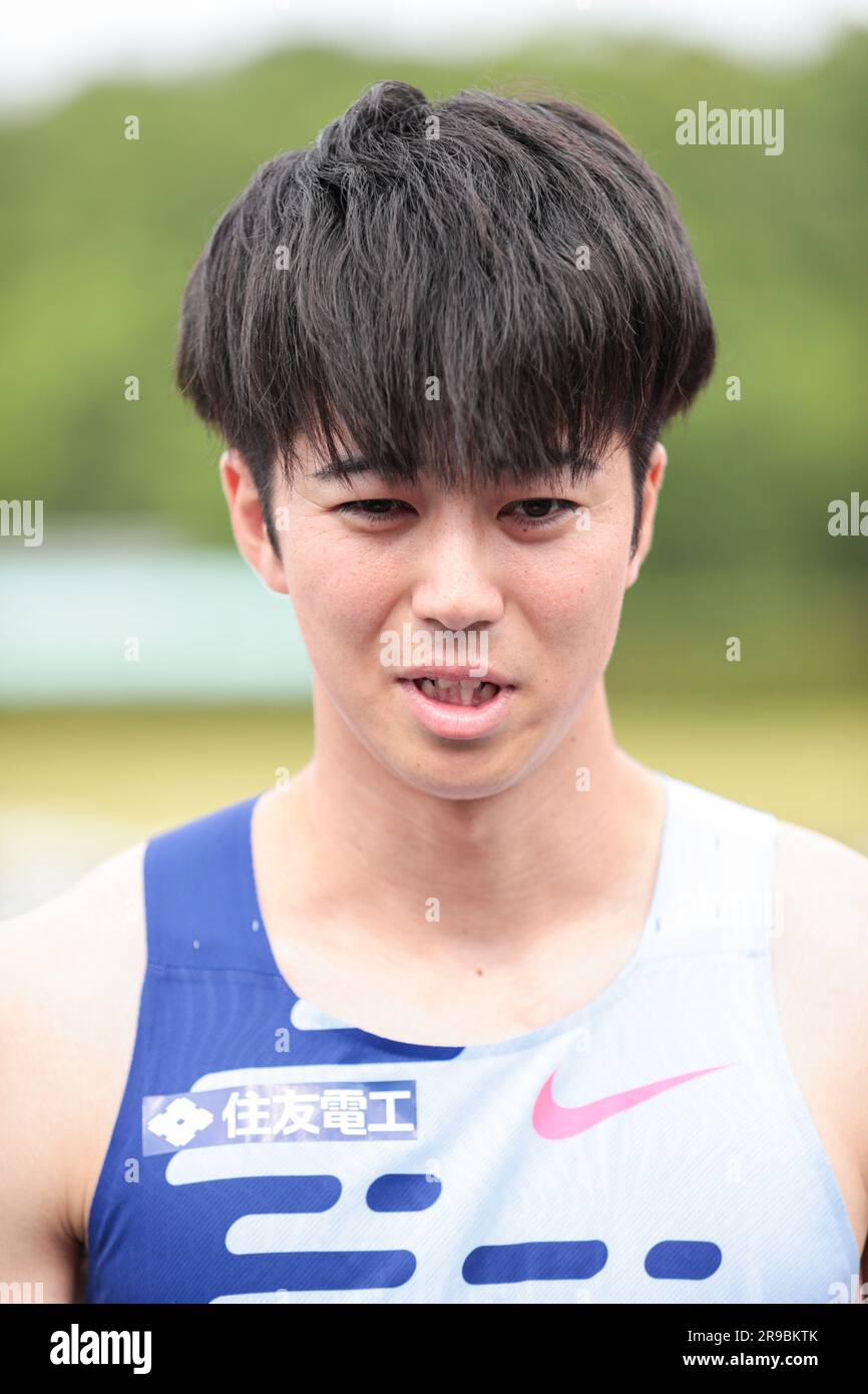 Tottori, Japan. 25th June, 2023. Shuhei Tada Athletics : Fuse Sprint ...