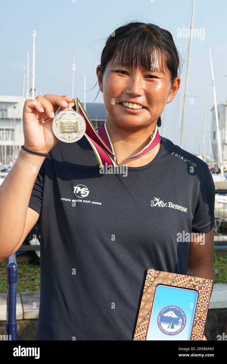 Kanagawa, Japan. 25th June, 2023. Miho Yoshioka (JPN) Sailing : ASAF ...