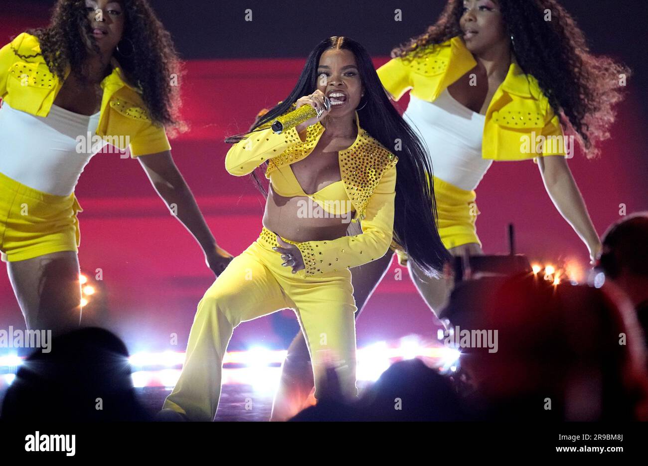 Lola Brooke performs a medley at the BET Awards on Sunday, June 25 ...