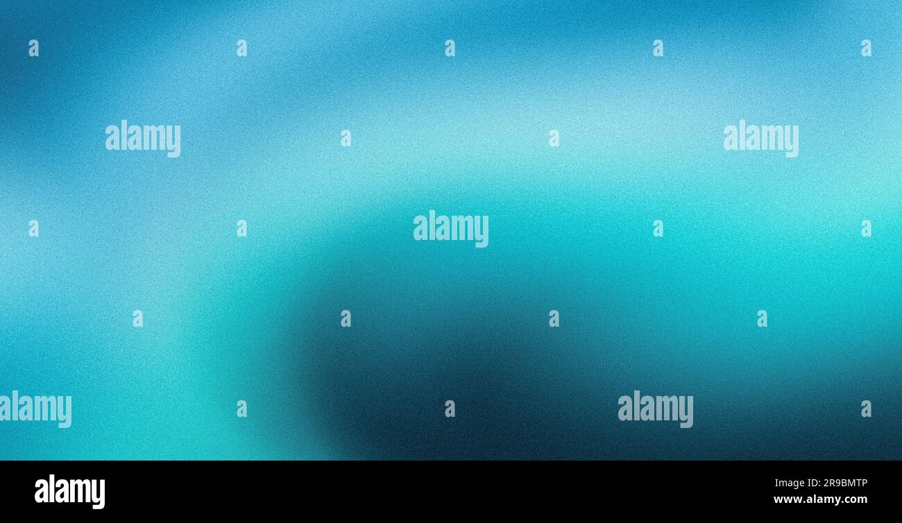 Teal blue grainy gradient background poster backdrop noise texture ...