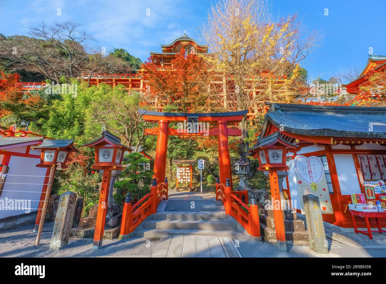 Saga, Japan - Nov 28 2022: Yutoku Inari shrine in Kashima City, Saga ...