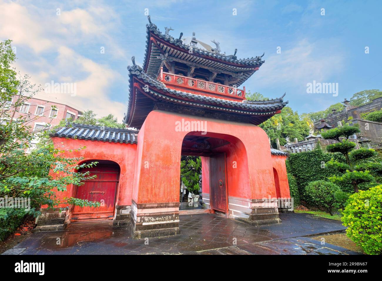 Nagasaki, Japan - Nov 29 2022: Sofukuji temple built in 1629 for ...